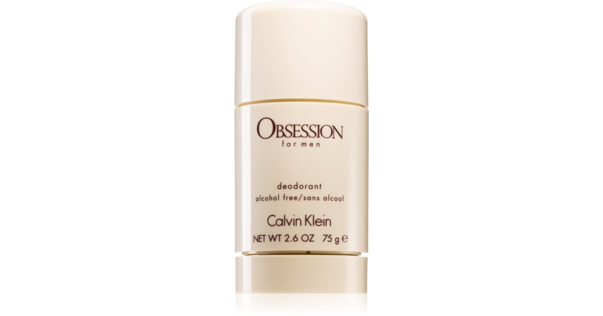 Calvin Klein Obsession for Men deodorant stick (alcohol free) for men ...