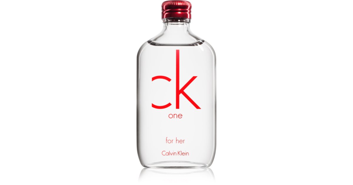 Calvin Klein CK One Red Edition Eau de Toilette for Women 50 ml ...