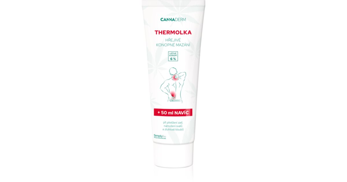 Cannaderm Thermolka warm lubrication crema para masaje con efecto calor ...