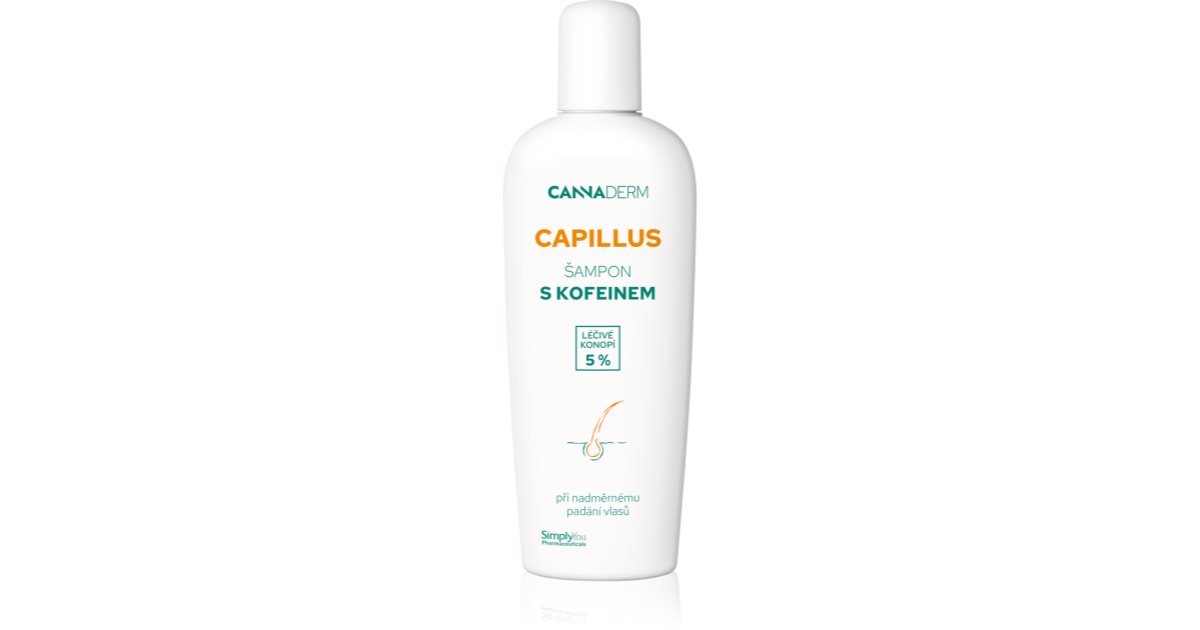Cannaderm Capillus Caffeine shampoo Shampoo with hemp oil | notino.ie