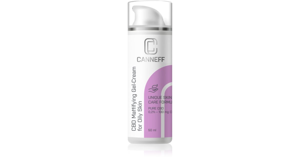 Canneff Balance CBD Mattifying Gel-Cream cream gel for oily acne-prone ...