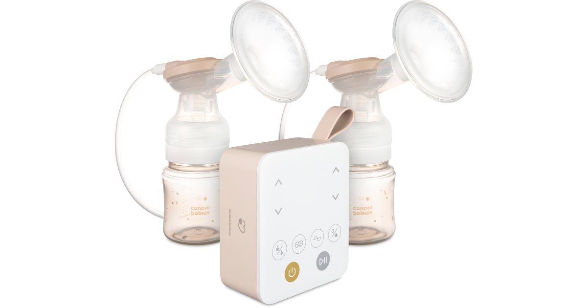 Canpol babies Double Electric Breast Pump ExpressCare Milchpumpe 2 in 1 ...