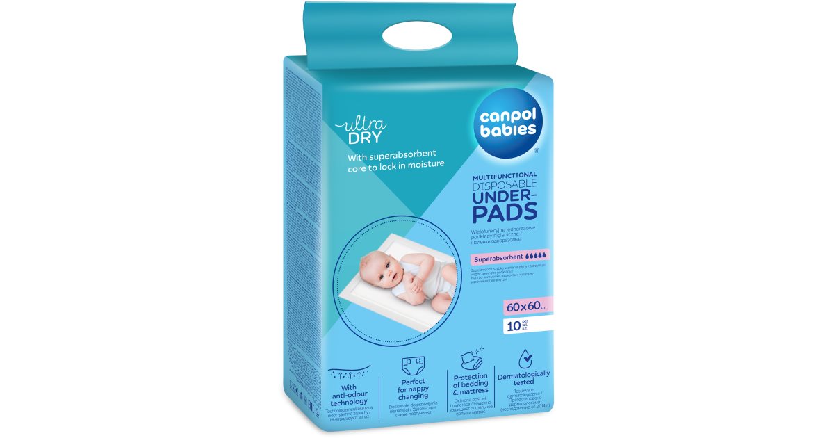 Canpol babies Multifunctional Underpads disposable changing mats ...