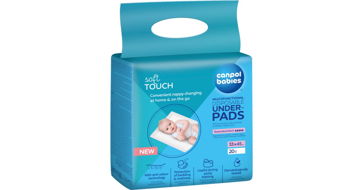 Canpol babies Disposable Underpads disposable changing mats | notino.co.uk