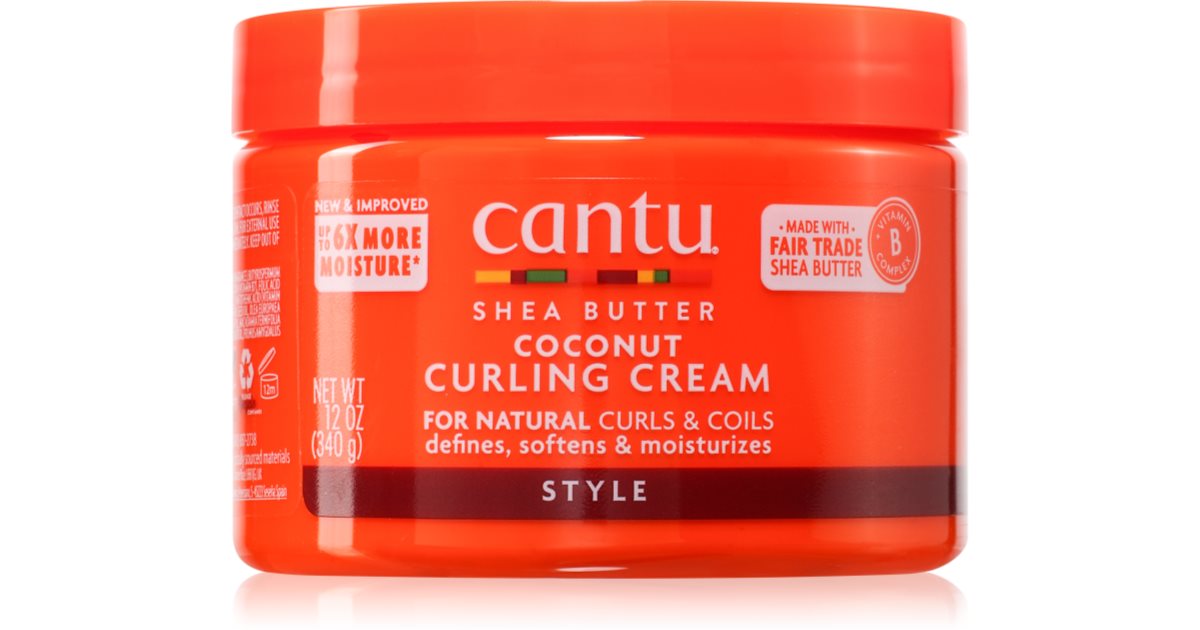 CANTU Shea Butter Curling Cream crème cheveux fixation et forme | notino.fr
