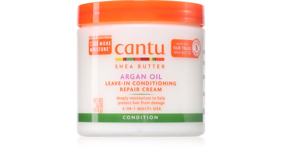 CANTU Shea Butter Leav-In Cond Cream plaukų kondicionuojamasis kremas ...