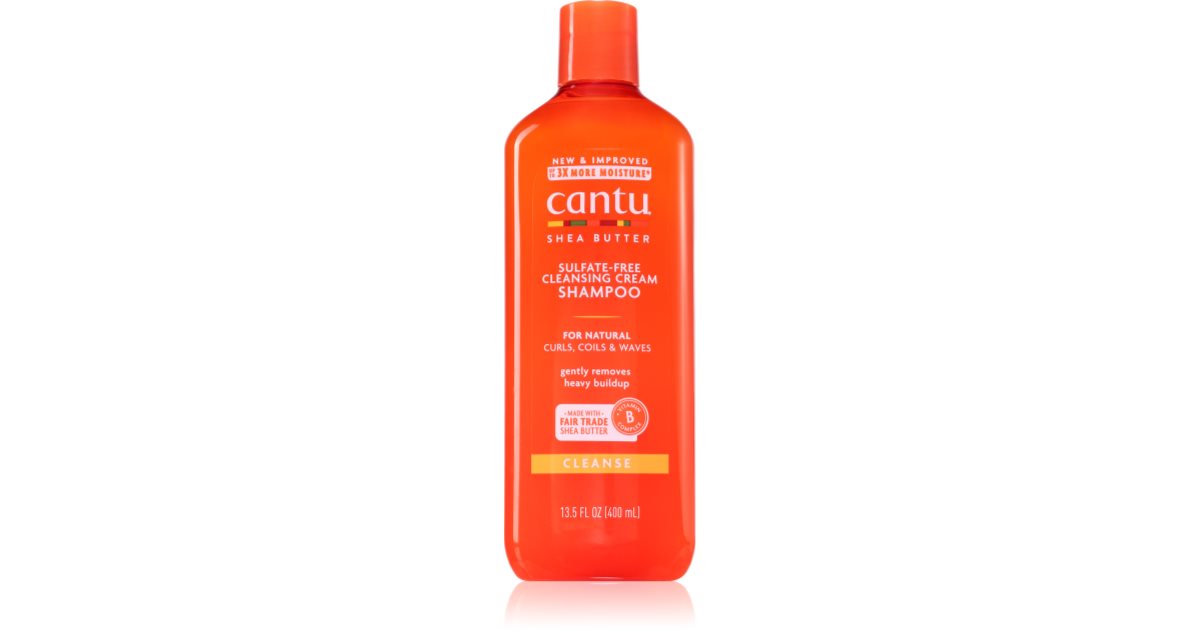 CANTU Shea Butter Shampoo champô hidratante para cabelos cacheados e ...