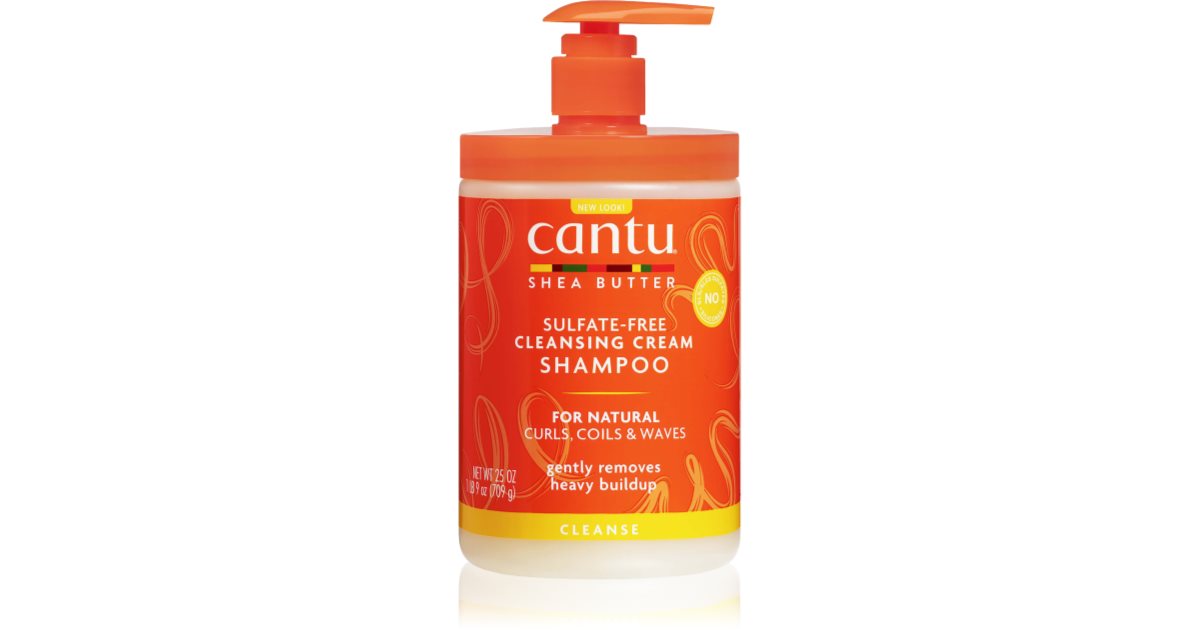 CANTU Shea Butter Cleansing Shampoo shampoing purifiant pour cheveux ...