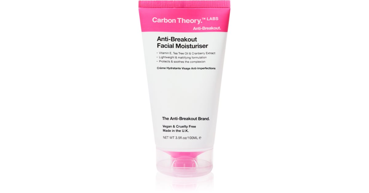 Carbon Theory Anti-Breakout Facial Moisturiser хидратиращ крем за лице ...