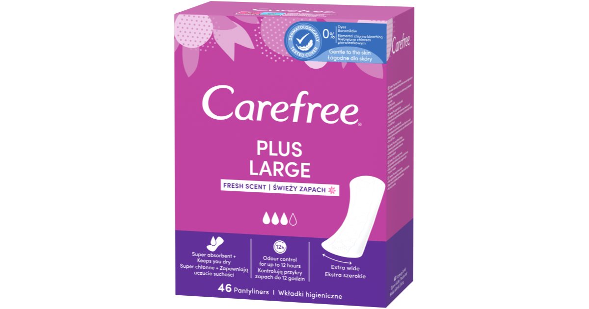 Carefree Plus Large Fresh Scent protège-slips | notino.be