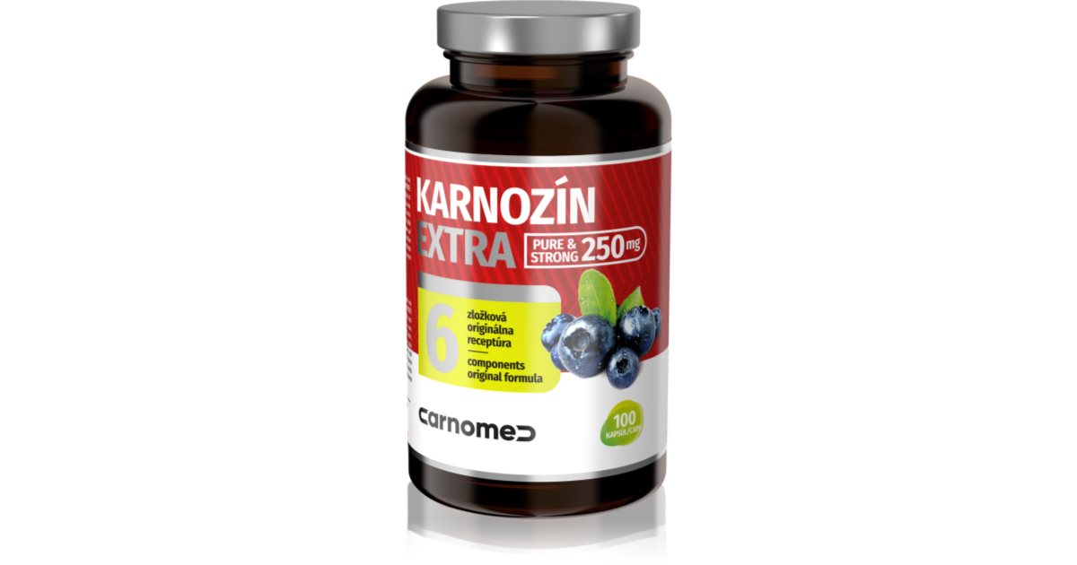 CarnoMed Karnozin Extra Pure&Strong kapsle pro detoxikaci | notino.cz
