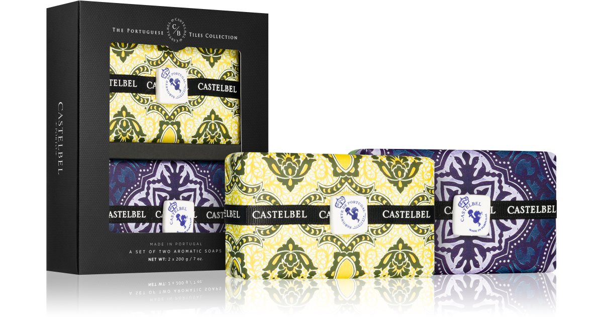 Castelbel Tile Cilantro & Lime + Rhubarb & Cassis Kosmetik-Sets | notino.de