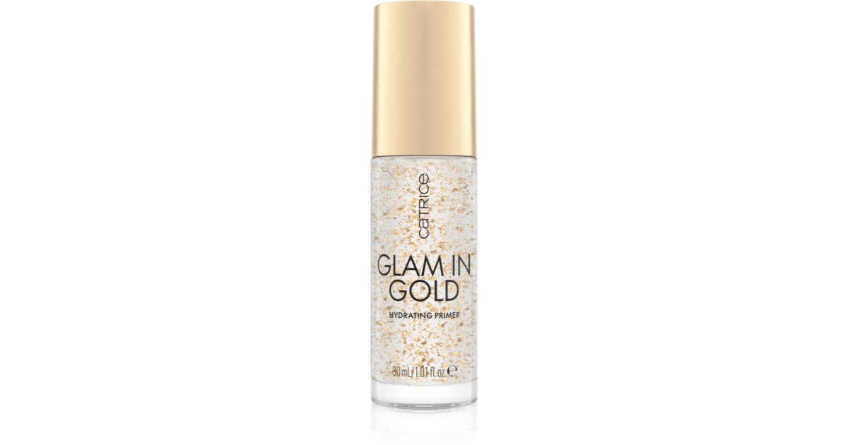 Catrice Glam In Gold Hydrating Primer base de teint hydratante à l'or ...