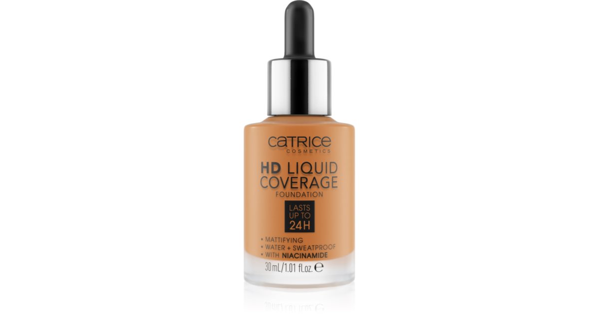 Catrice HD Liquid Coverage Foundation Liquid Waterproof Foundation with ...