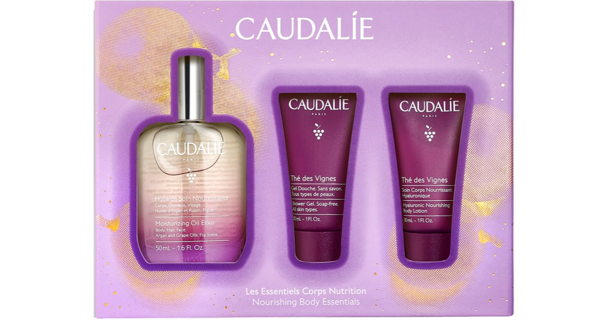 Caudalie The Nourishing Body Essentials Set Gift Set (for body and hair ...