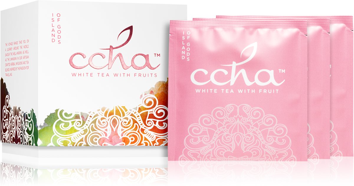 Ccha VOYAGE Island of Gods valge tee jasmiini ja puuviljadega | notino.ee