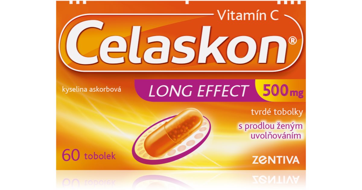 Celaskon Celaskon Long Effect 500mg vitamín C s postupným uvolňováním ...
