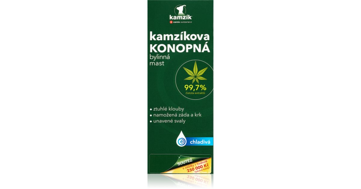 Cemio Kamzík hemp ointment Zalf met Verkoelende Werking | notino.nl