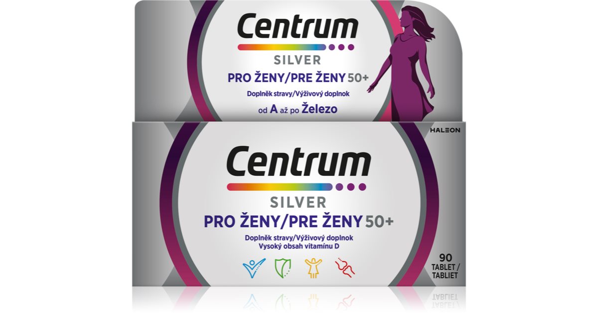 Centrum Multivitamín pro ženy 50+ tablety s multivitamínovým komplexem ...