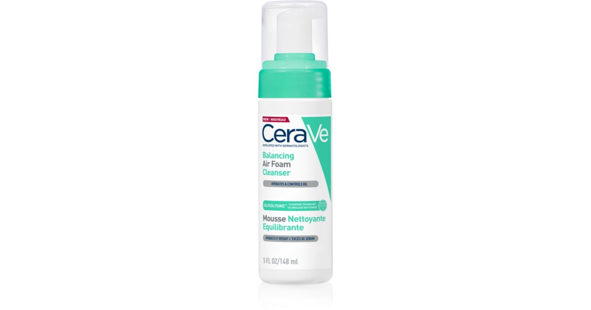 CeraVe Cleansers Balancing Air Foam Cleanser foam cleanser for normal ...
