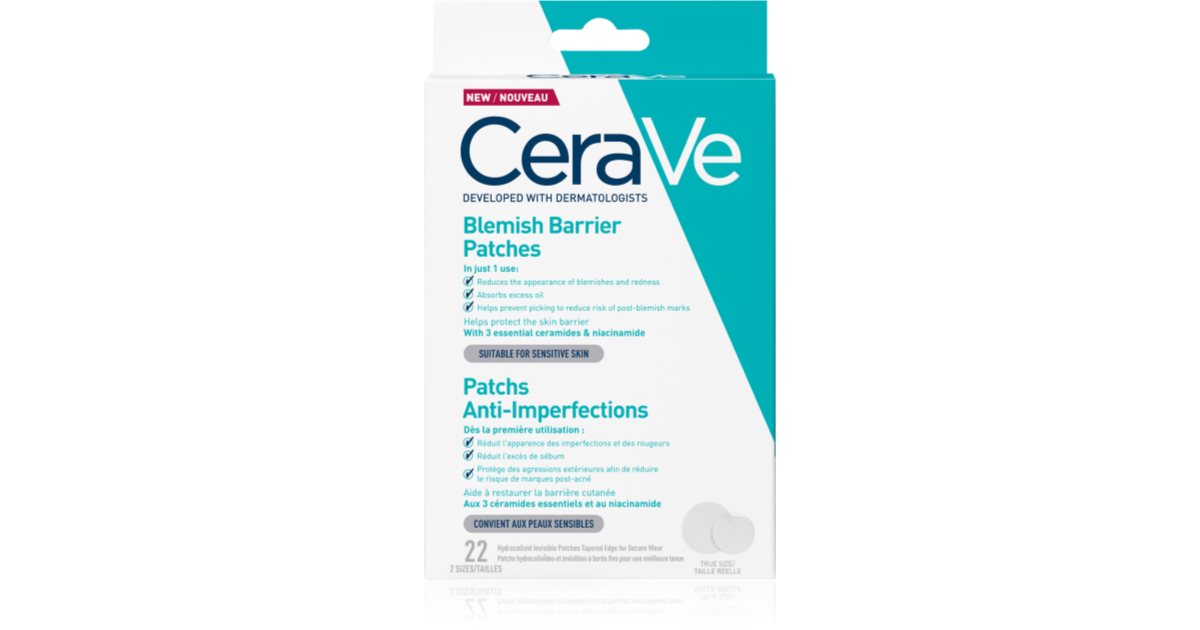 CeraVe Blemish Control Barrier Patches Patches for Problematic Skin to ...