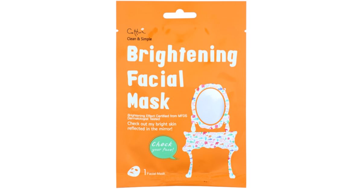 Cettua Clean & Simple Zellschichtmaske mit aufhellender Wirkung