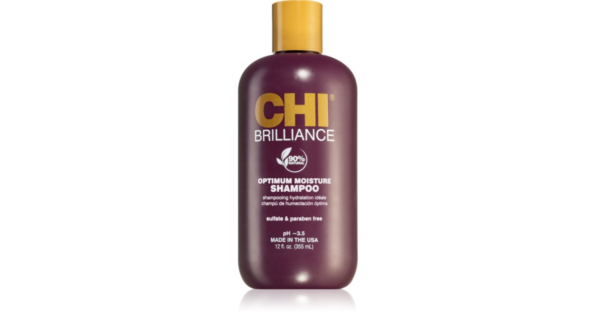 CHI Brilliance Optimum Moisture Shampoo хидратиращ шампоан за блясък и ...