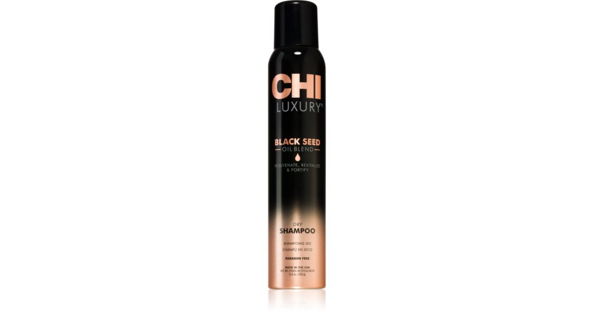 CHI Luxury Black Seed Oil Dry Shampoo champô para cabelo seco e baço ...