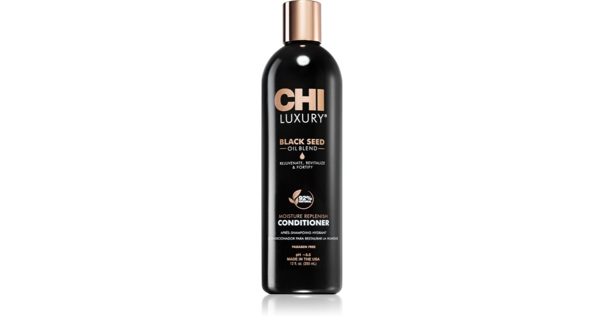 CHI Luxury Black Seed Oil Moisture Replenish Conditioner moisturising ...