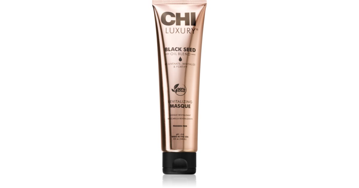 CHI Luxury Black Seed Oil Revitalizing Masque Deep-Cleansing Mask for ...