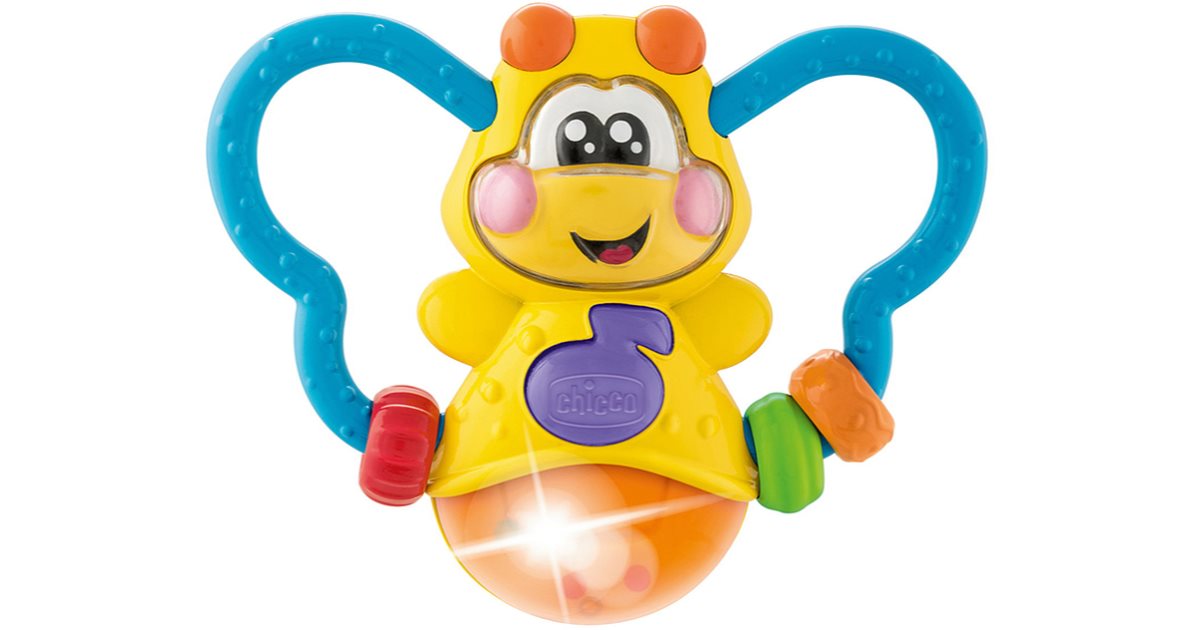 Chicco Baby Senses Lighting Bug chew toy with rattle | notino.co.uk