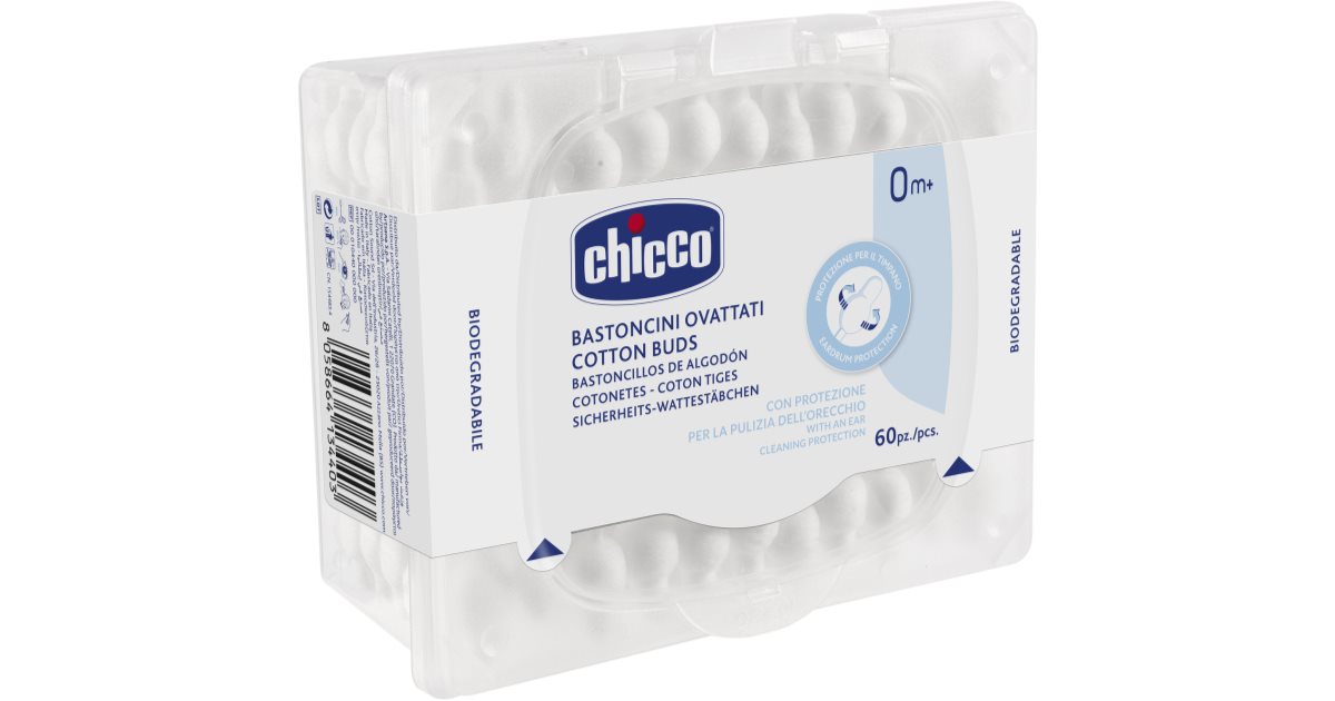 Chicco Cotton Buds bomullspinnar för barn | notino.se