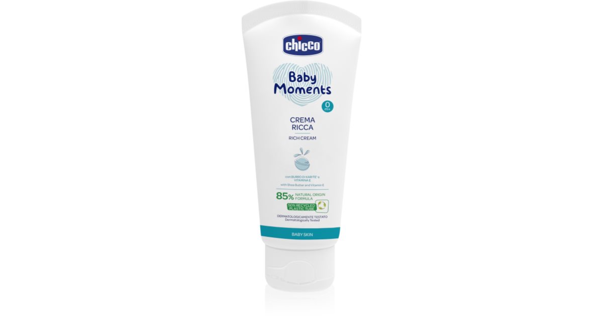 Chicco Baby Moments Rich Cream hranilna krema za otroke od rojstva | notino.si