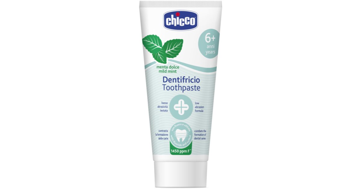 Chicco Toothpaste Mild Mint Kinderzahnpasta mit Fluor ️ notino.de