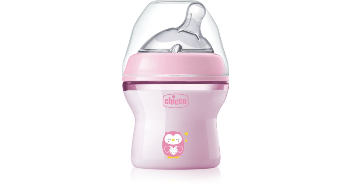 Chicco Natural Feeling Pink Girl biberon | notino.fr