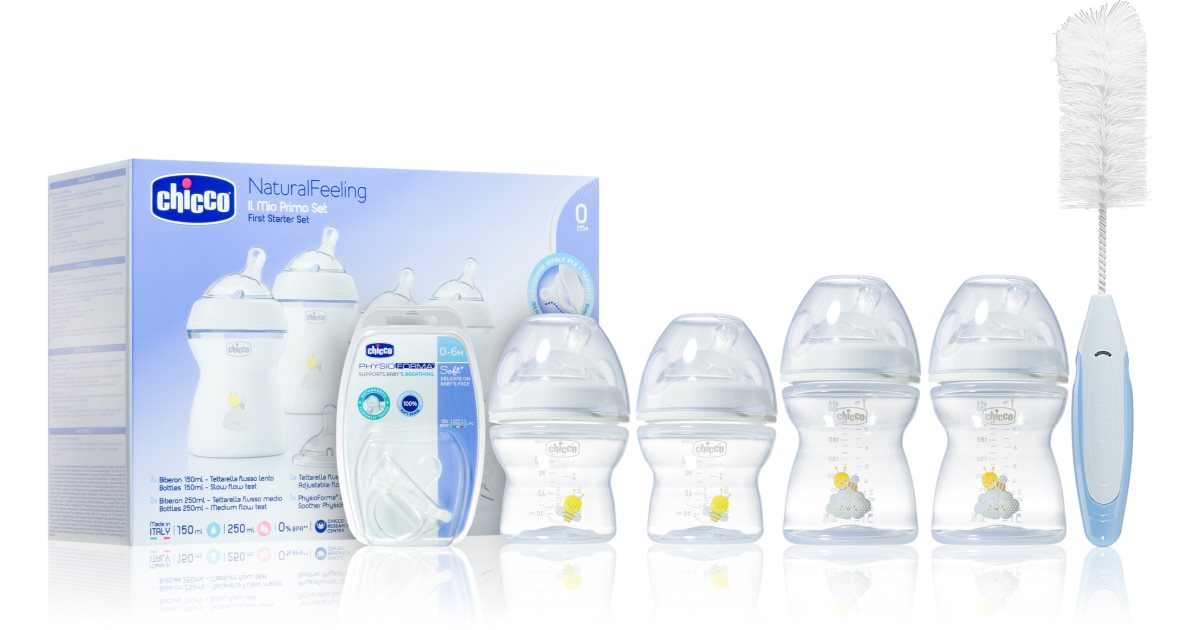Chicco Natural Feeling First Starter Set gift set for babies 0 m+ ...