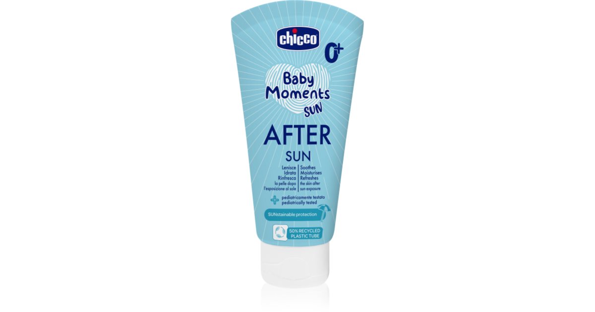 Chicco Baby Moments Sun After Sun mlijeko poslije sunčanja za djecu od rođenja | Notino.hr