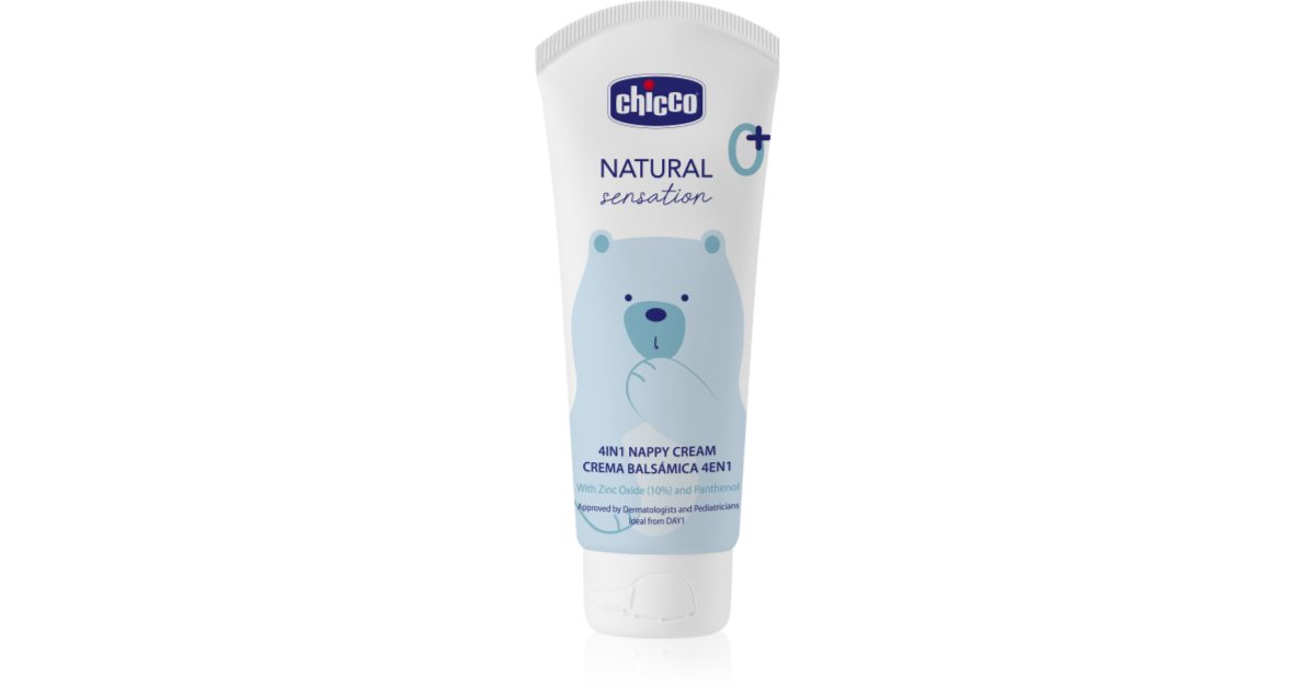 Chicco Natural Sensation Baby Nappy Rash Cream for Babies | notino.ie