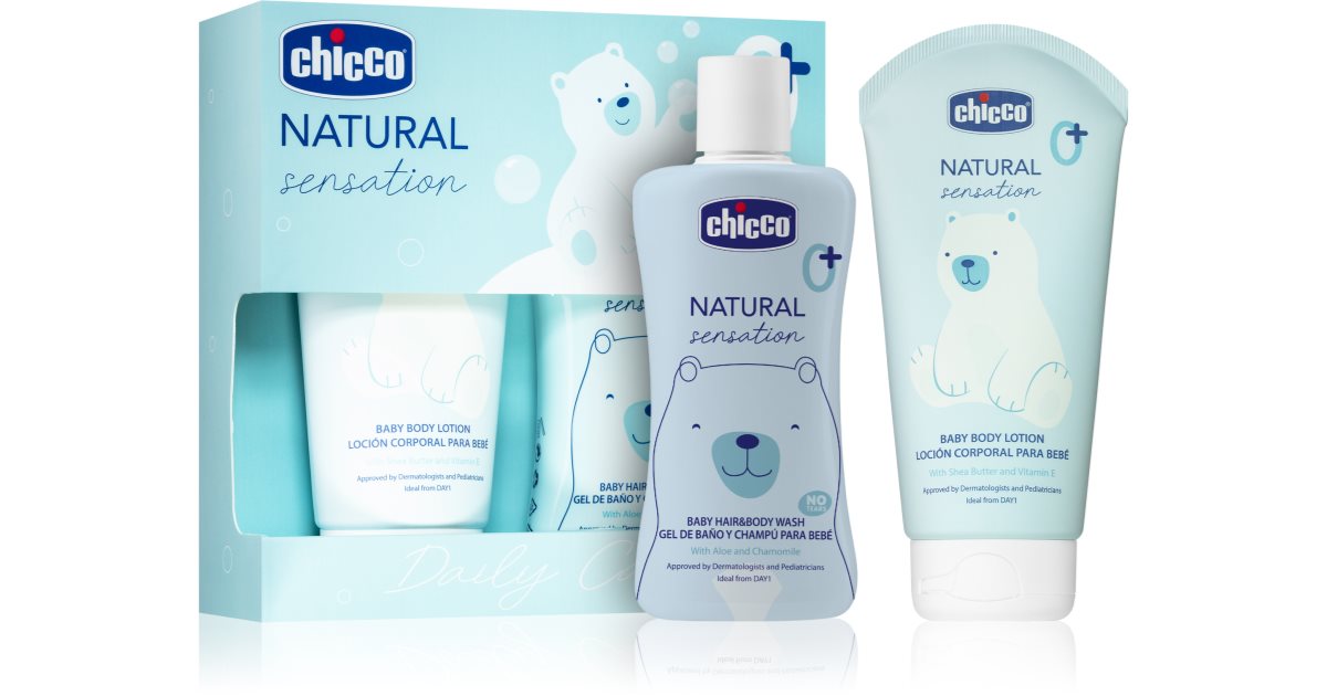 Chicco Natural Sensation Daily Care gift set for children from birth 0 ...