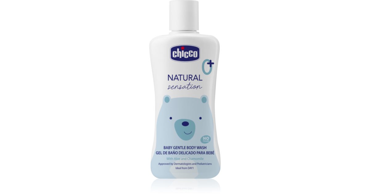 Chicco Natural Sensation Baby Mild rengörande gel för barn från födseln ...