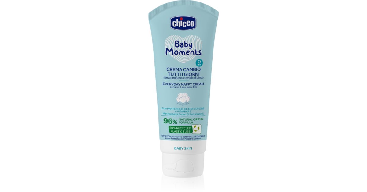 Chicco Baby Moments Everyday Nappy Cream krema za svakodnevnu njegu dječje guze | Notino.hr