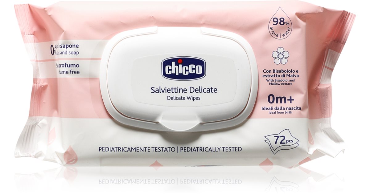 Chicco Delicate Wipes Chamomile Baby Wipes with chamomile | notino.ie