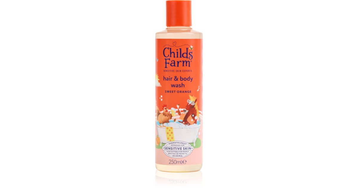 Childs Farm Hair & Body Wash hair and body wash emulsion for children ...