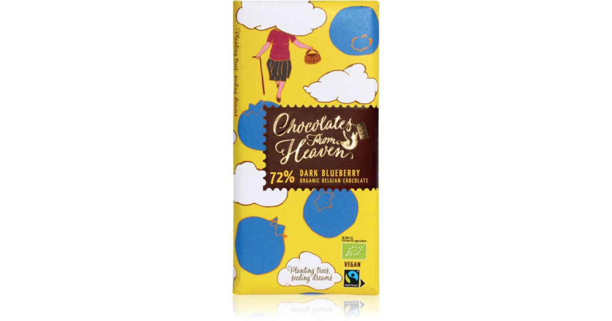 Chocolates from Heaven Dark Chocolate With Blueberry Bitterschokolade ...