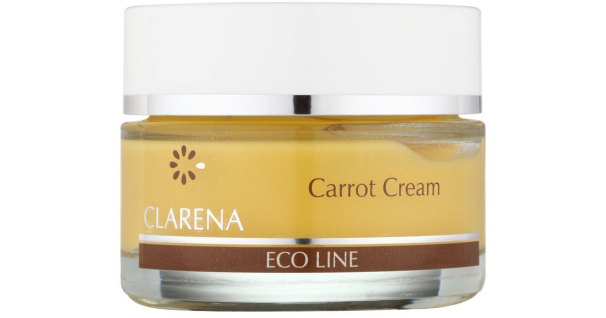 Clarena Eco Line Carrot crème régénérante visage au bêta-carotène ...