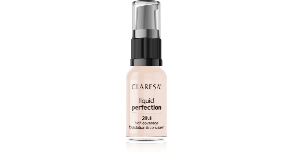 Claresa Liquid Perfection 2in1 full coverage foundation | notino.co.uk