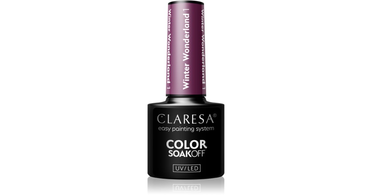 Claresa SoakOff UV/LED Color Winter Wonderland Gel-Nagellack