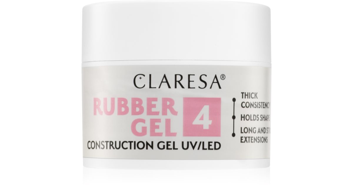 Claresa Rubber Gel Construction Gel UV/LED lengthening gel nail polish ...