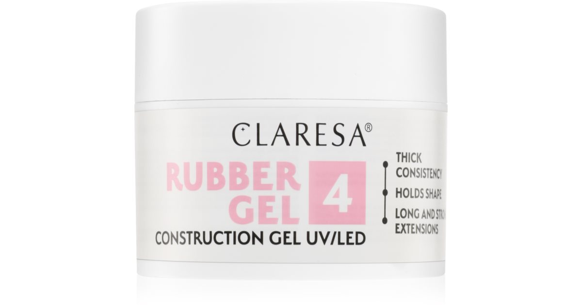 Claresa Rubber Gel Construction Gel UV/LED lengthening gel nail polish ...