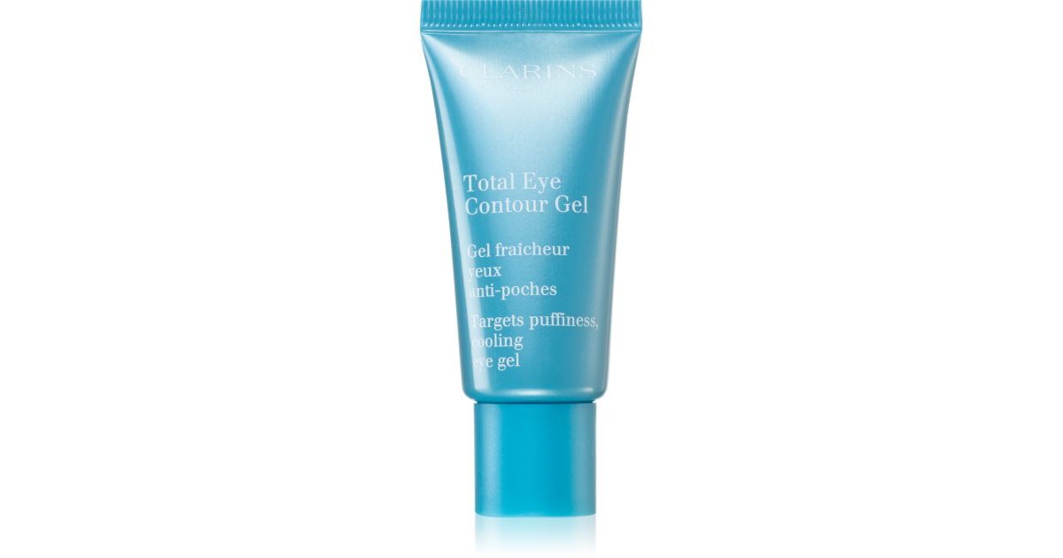 Clarins Total Eye Contour Gel erfrischende Gel-Creme gegen dunkle ...